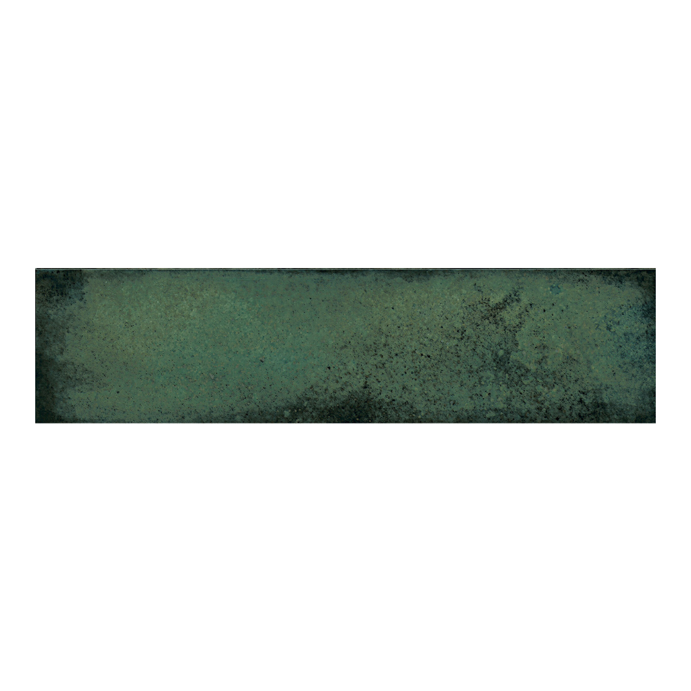 Legacy Green Porcelain Tile 6x25cm Glossy | Rectangle Wall & Floor Tile ...