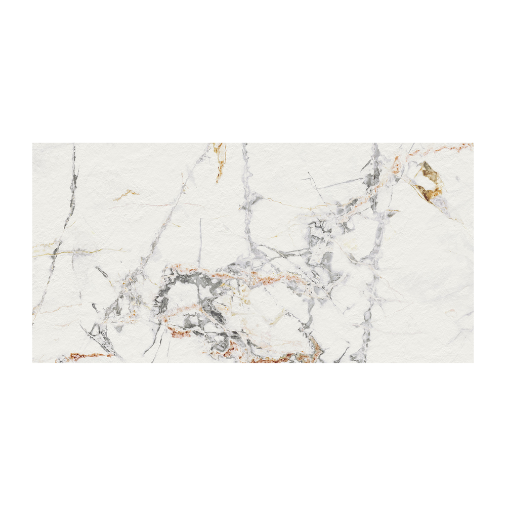 Allure White Marble Effect Porcelain Tile 60x120cm – Delforno